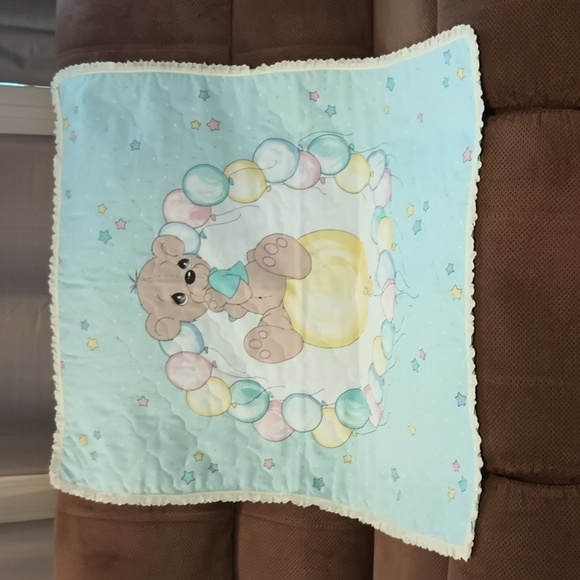 Handmade | Bedding | Vintage Handmade Precious Moments Baby Quilt ...